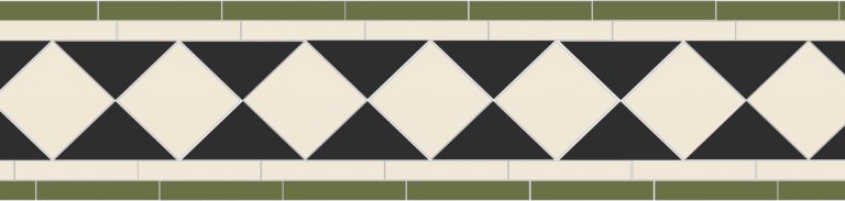 Original Style Victorian Floor Tiles Melville border