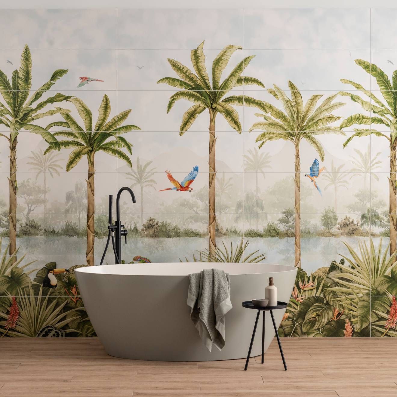 Original Style Living Tropical Oasis Panel A